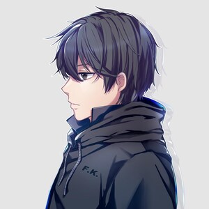 Anime Commission Anime Illustration PFP Anime Twitch Vtuber Youtube ...