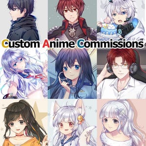 Anime Commission Anime Illustration PFP Anime Twitch Vtuber Youtube ...