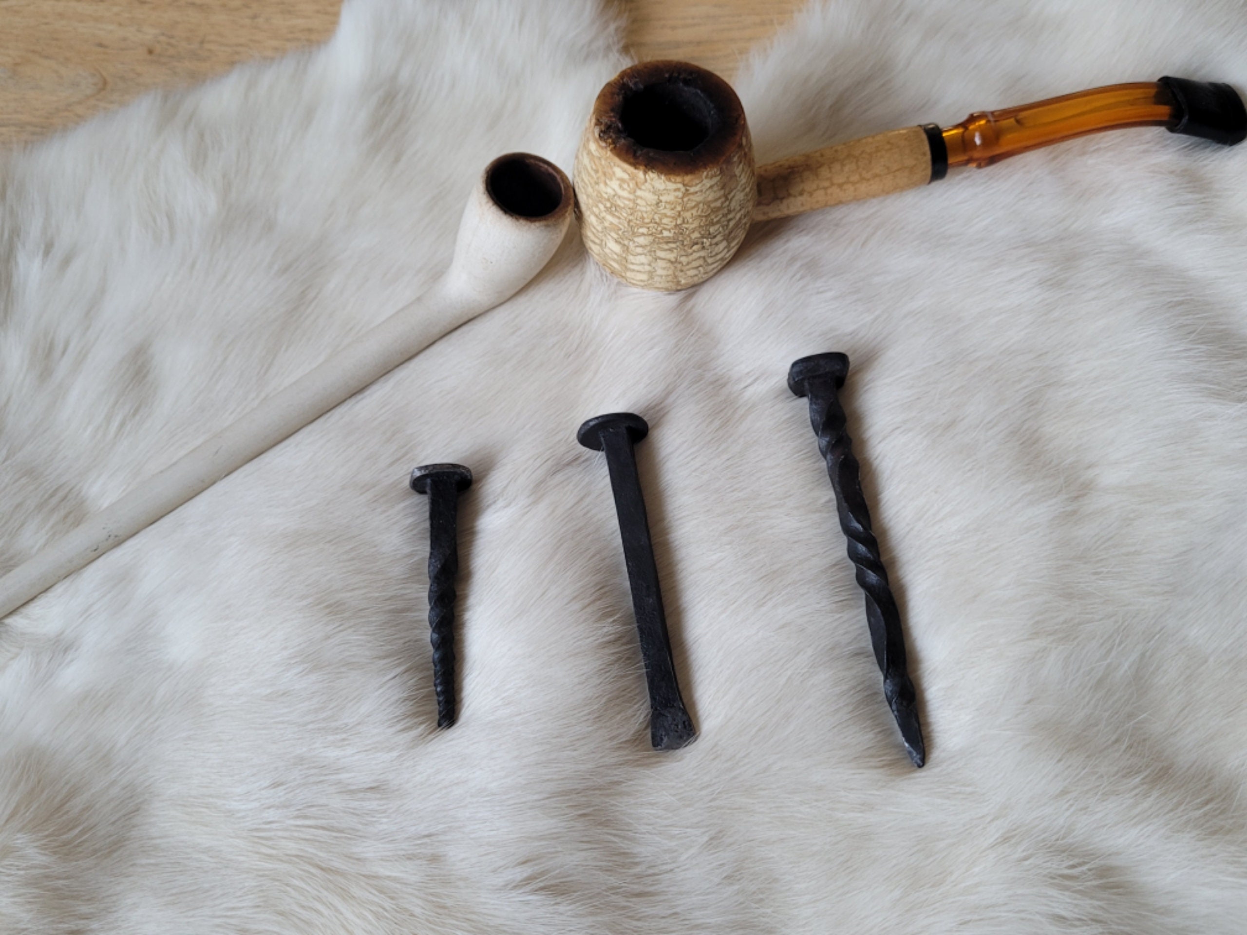 Pipe Tamper Pipe Nail Hand Forged Handmade Twisted - Etsy