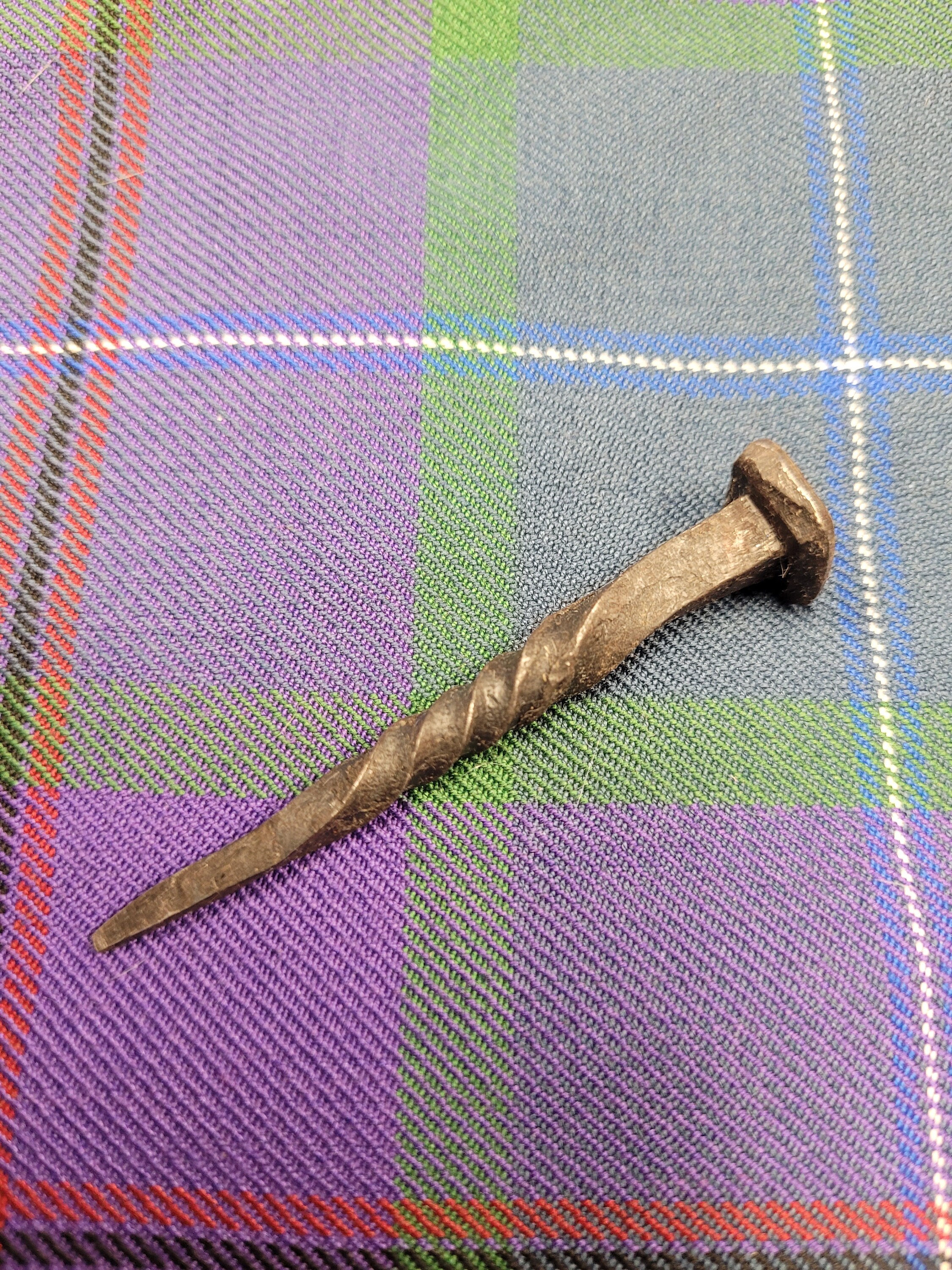 Pipe Tamper Pipe Nail Hand Forged Handmade Twisted - Etsy