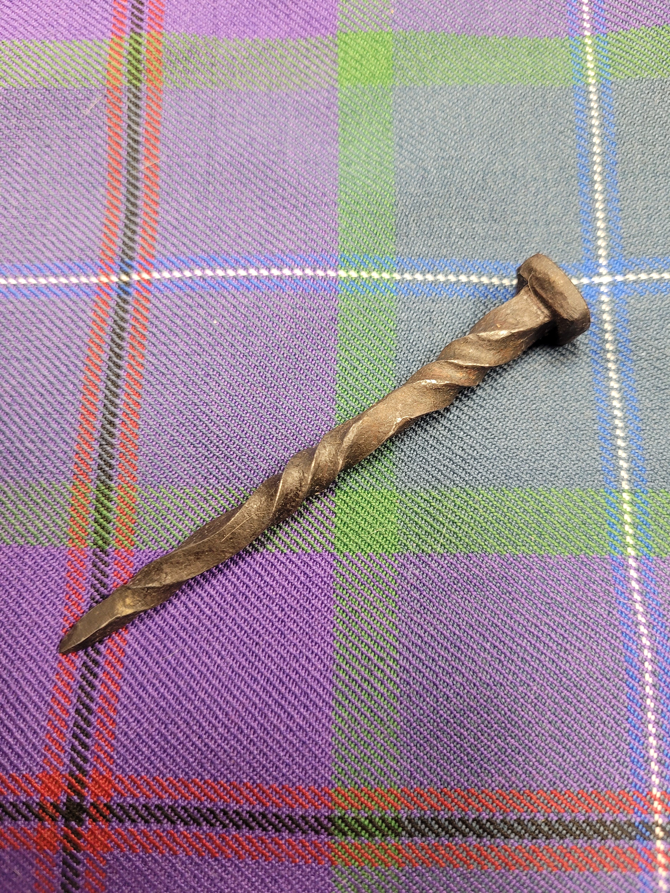 Pipe Tamper Pipe Nail Hand Forged Handmade Twisted - Etsy