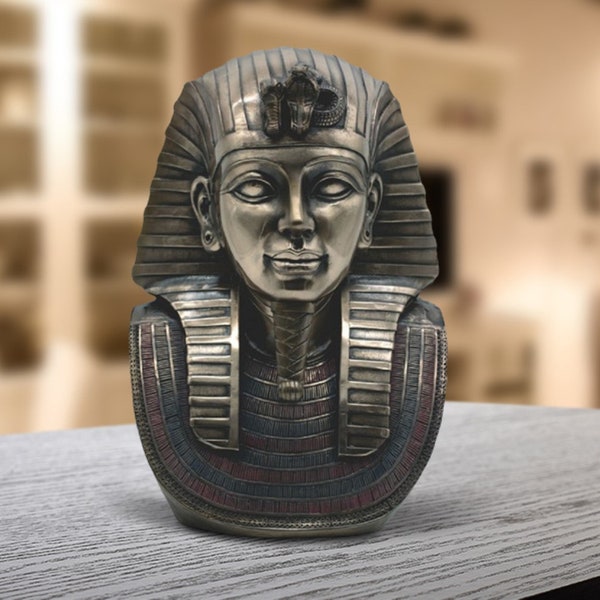 Pharaoh Head Statue - Etsy