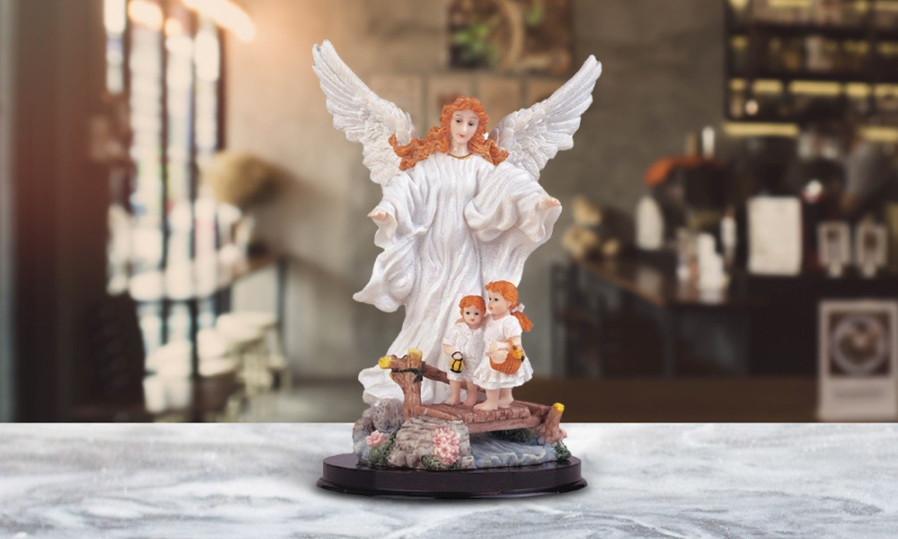 Guardian Angel Statues Figurines