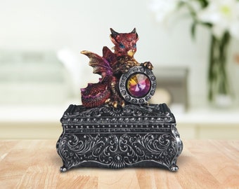 Red Dragon Trinket Box - Etsy