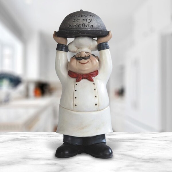Chef Statue Kitchen - Etsy