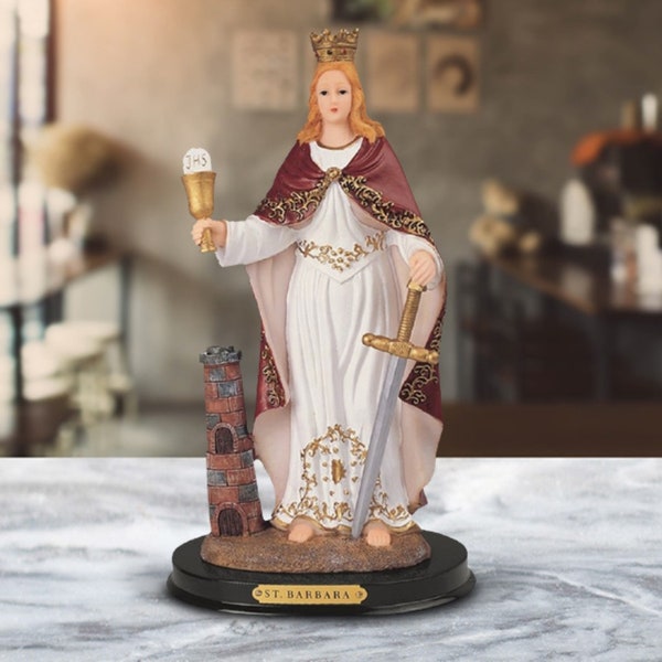 Saint Barbara Statue - Etsy