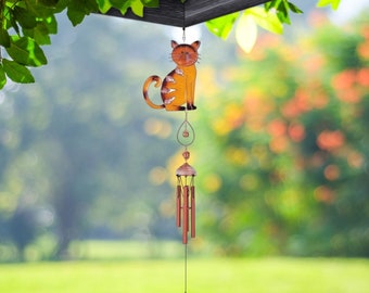 Tabby Cat Windchimes - Etsy