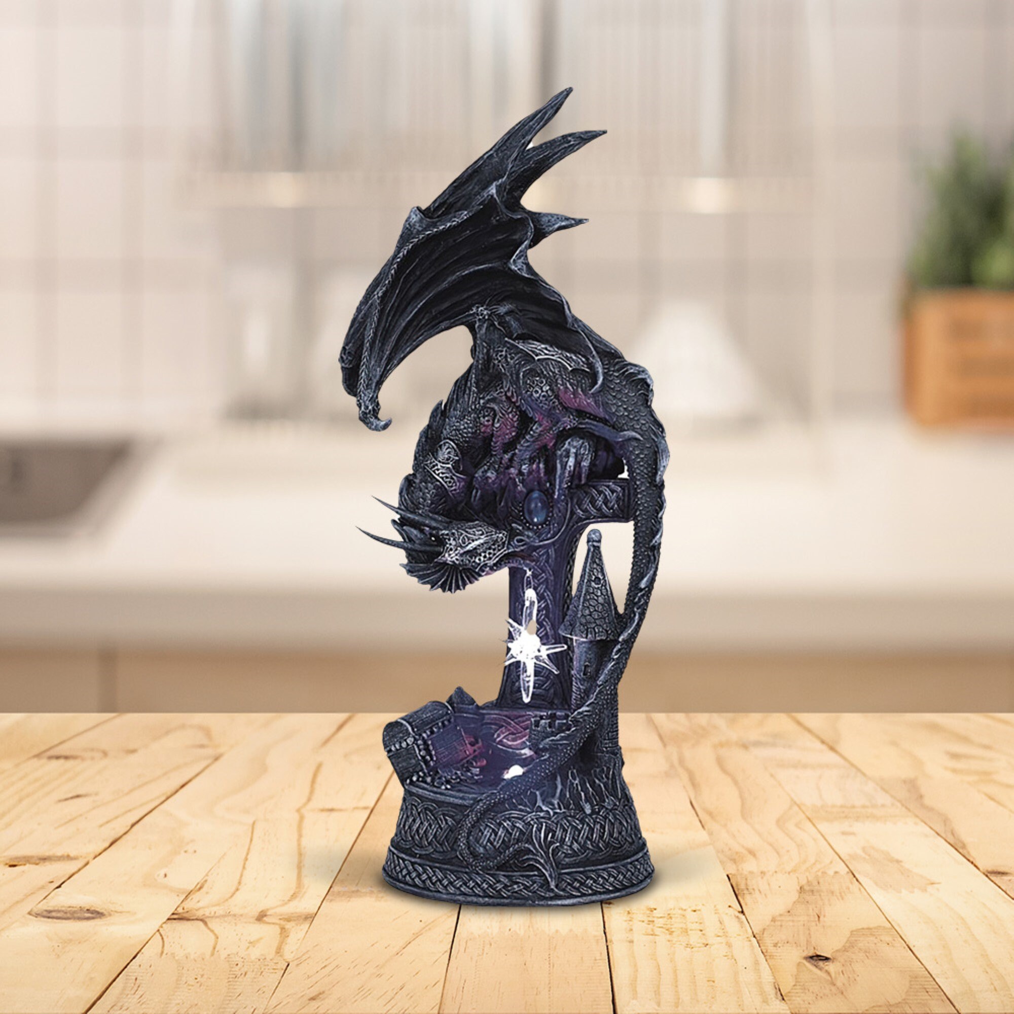 LED Dragon Nigh Light Statue Fantasy Decoration Figurine - Etsy