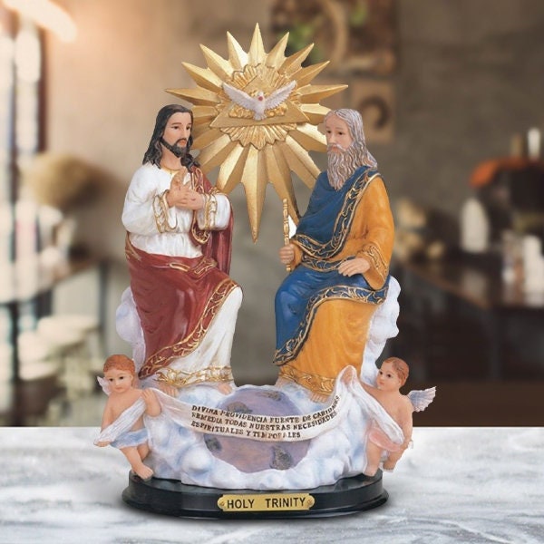 Holy Trinity Statue - Etsy