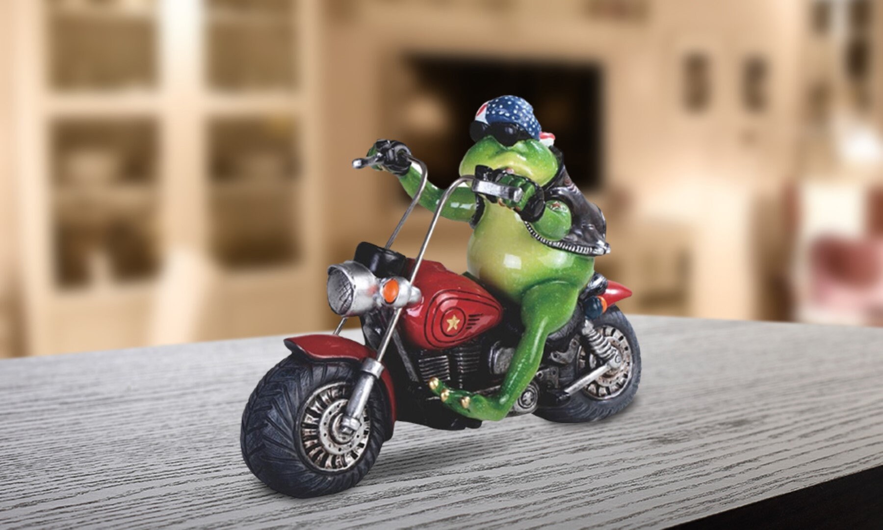 Kermit The Frog Driving Motorcycle