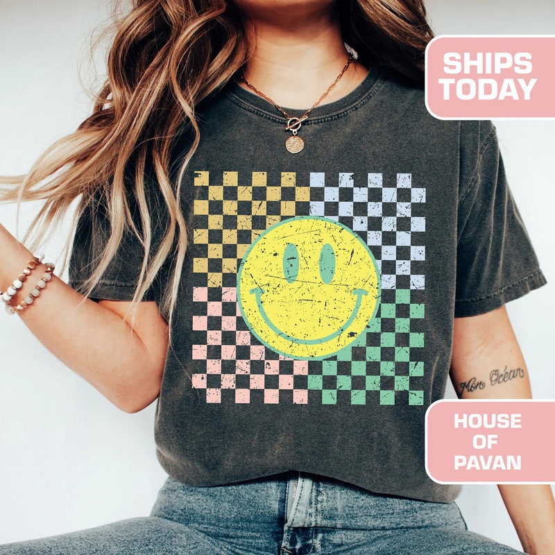 Adult Smiley Face Shirts - Etsy