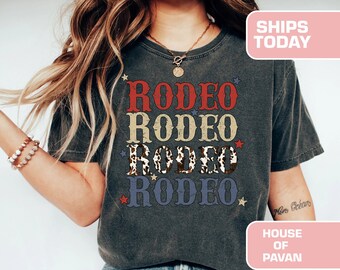 Western American Rodeo Shirt, Vintage Inspired Tee Shirt, Western ...