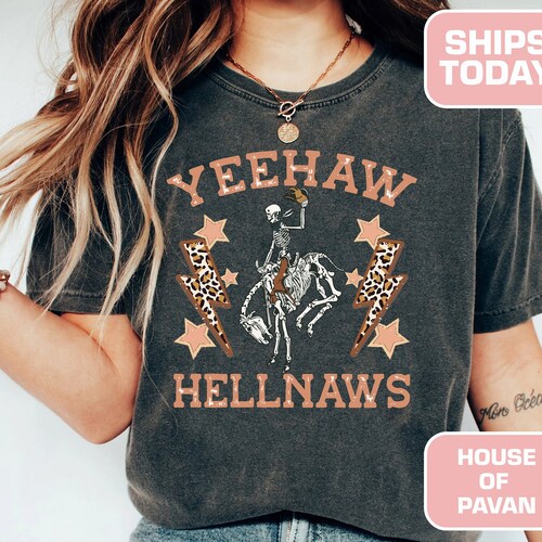 Western Rodeo Shirt Yeehaw Cowboy Cowboy Retro Tee Shirt - Etsy