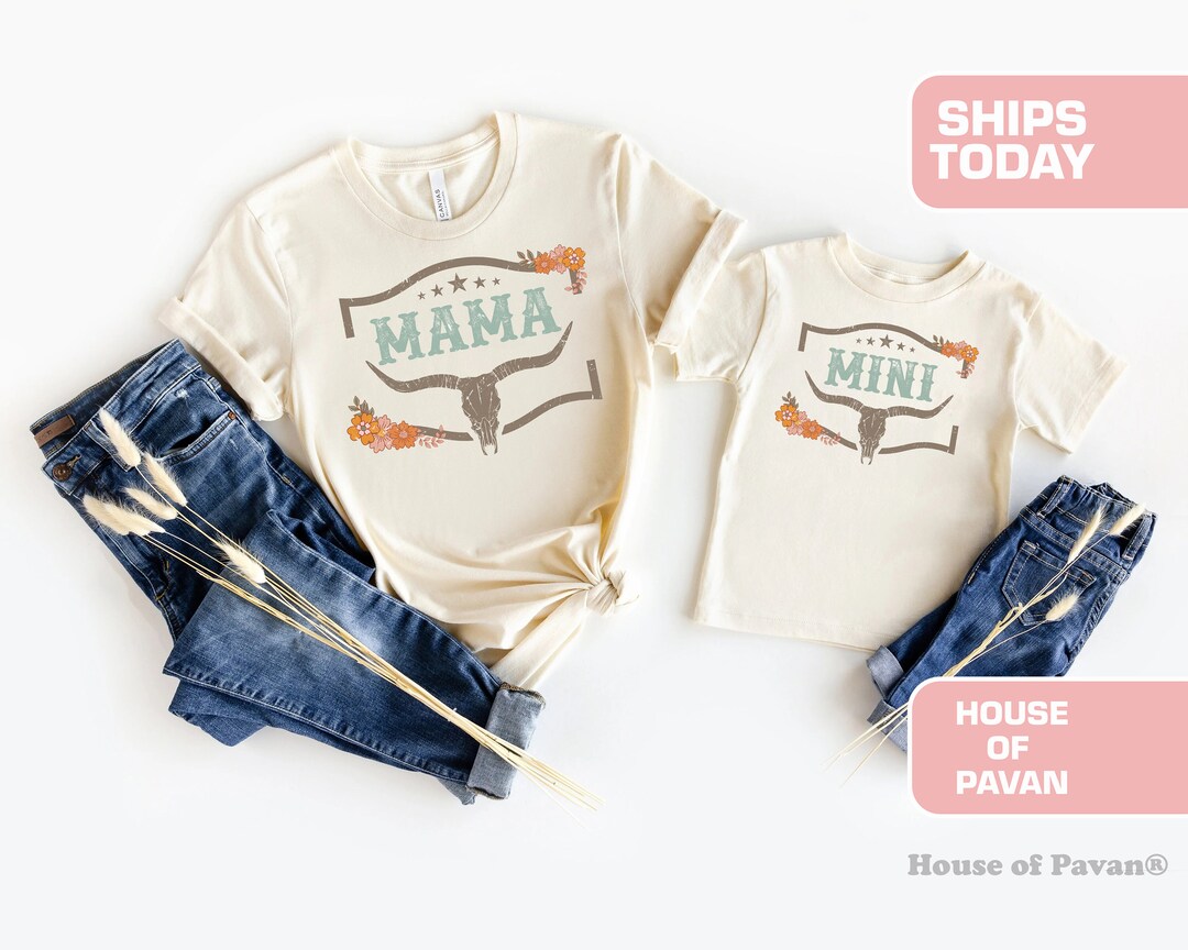 Mama and Mini Matching Set®, Western Mom and Mini Shirts, Western Baby ...
