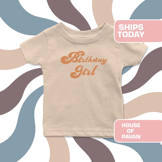 Birthday Girl Shirt retro Girls Birthday Shirt Birthday - Etsy