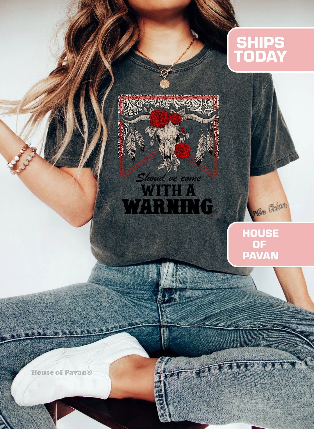 Should’ve Come With a Warning Shirt, Western Graphic Tee, Country ...