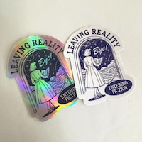 Leaving Reality Entering Fiction, Vintage Funny Bookish Book Lover ...