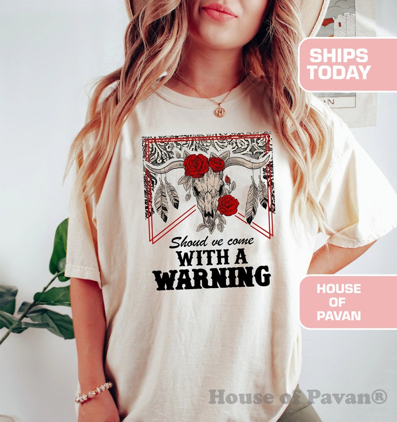 Should’ve Come With a Warning Shirt, Western Graphic Tee, Country ...