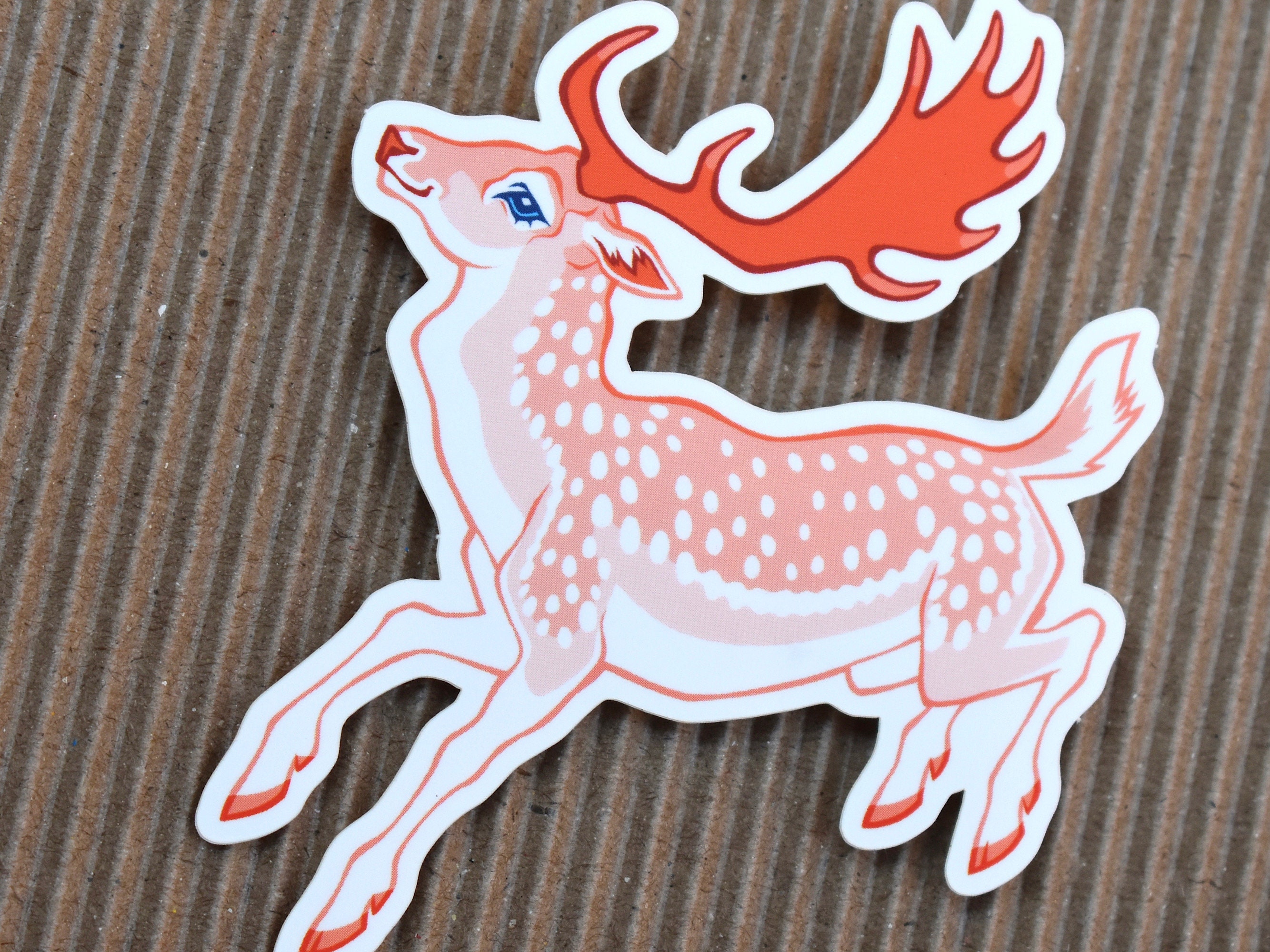 Fallow Deer Sticker - Etsy