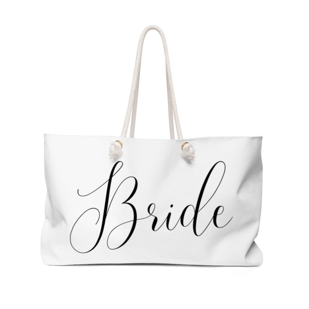 Bride Tote Bag, Bride Bag Large, Wedding Bag for Bride, Bride Gifts ...