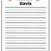 Personalized Name Writing Tracing Templates- Practice Handwriting of ...