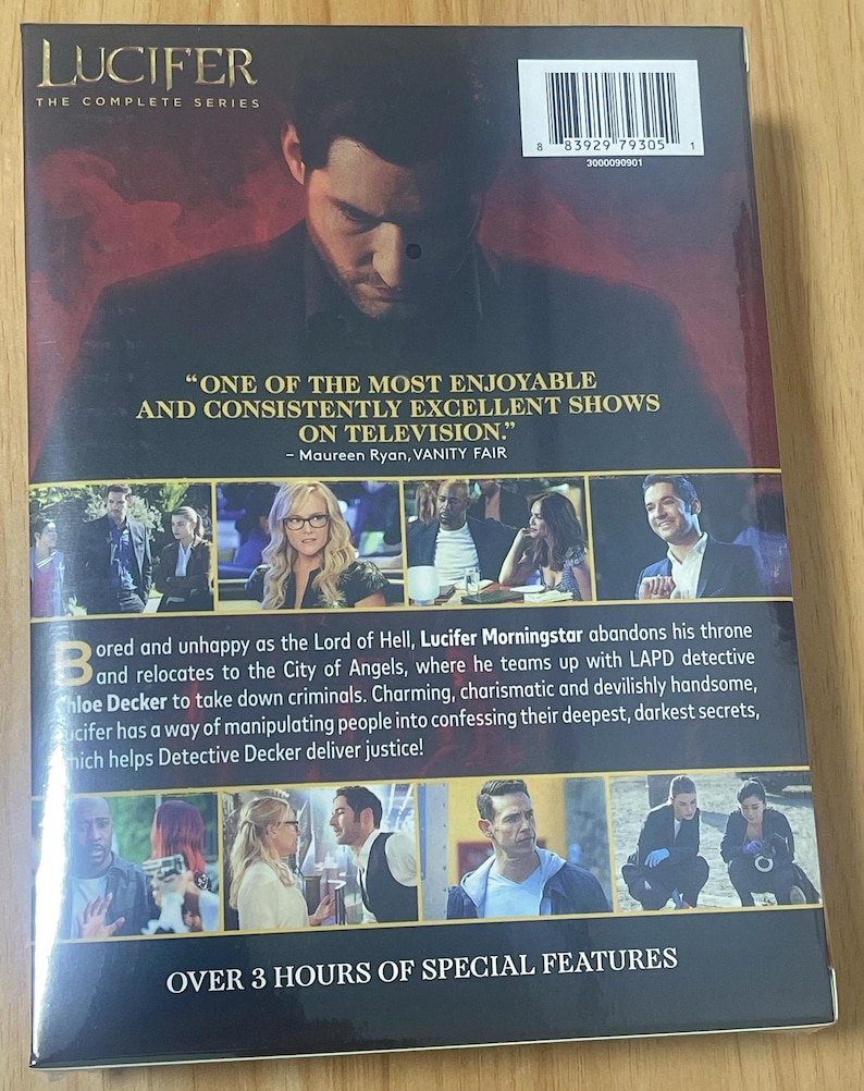 Lucifer (TV Series)1-6(20-disc Deluxe Edition)dvd - Etsy