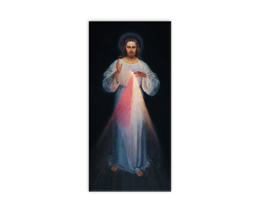 Jesus, I Trust in You Merciful Jesus Painting From Vilnius - Etsy