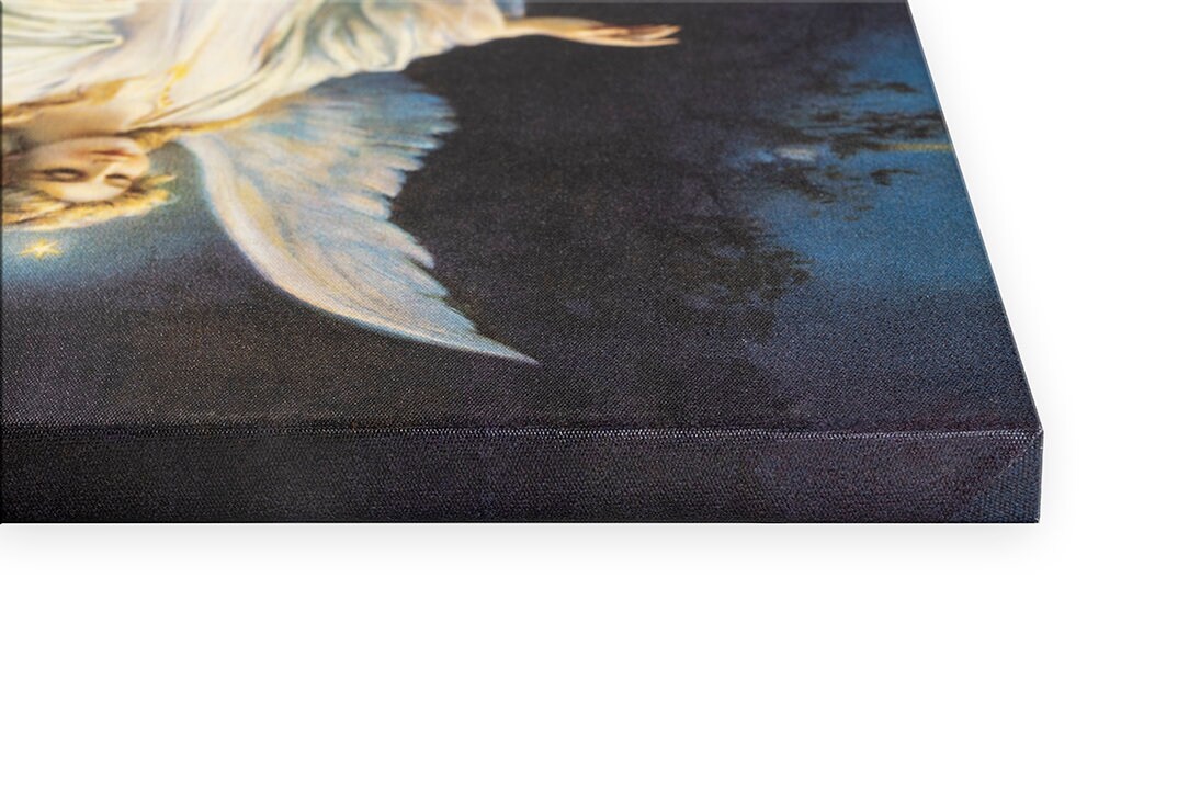 Guardian Angel With Children on the Bridge - Picture on Canvas - a ...