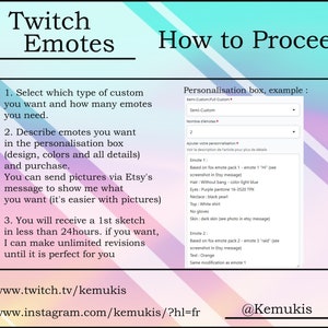 CUSTOM EMOTES | Streaming | Twitch | Discord | Youtube - Etsy