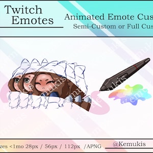 CUSTOM ANIMATED EMOTES | Streaming | Twitch | Discord | Youtube - Etsy