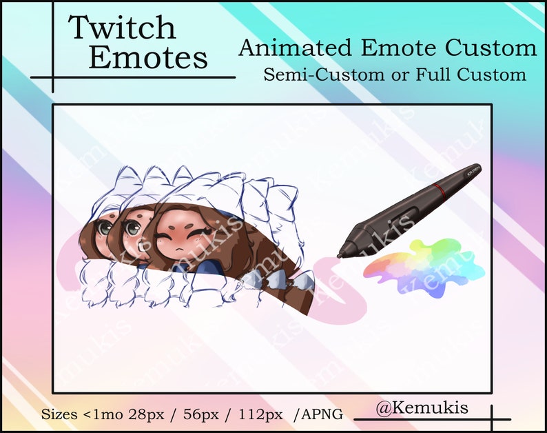 CUSTOM ANIMATED EMOTES | Streaming | Twitch | Discord | Youtube - Etsy