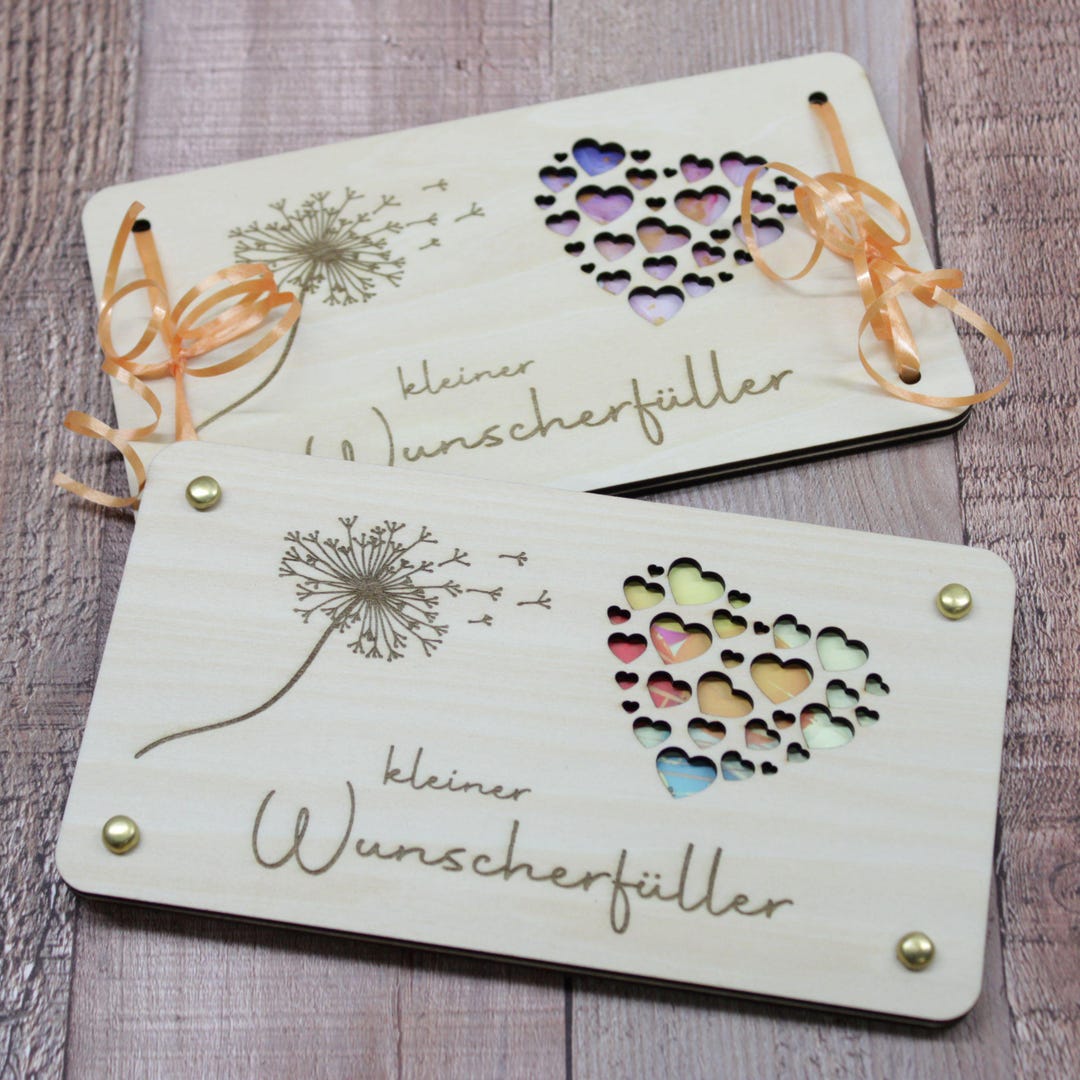 Money Gift Small Wish-fulfilling Dandelion I Wish Voucher for Birthday ...