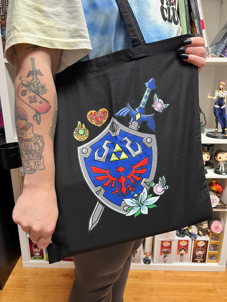 Tote Bag Legend of Zelda Shopping Bag Zelda Fan Gift Best Christmas ...