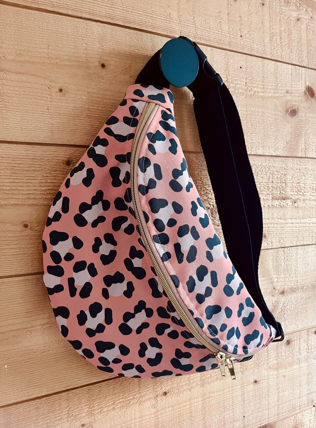 Maxi Banana XL Leopard Print Nude Pink Water-repellent - Etsy