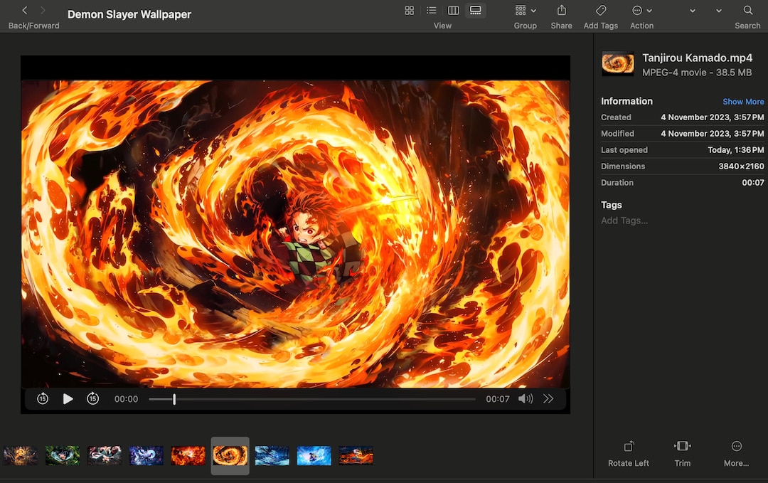 Demon Slayer Full HD Live Wallpapers for PC- AI Generated,9 Live ...