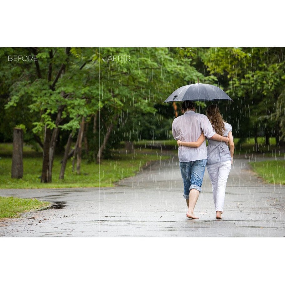 Great Falling Rain Overlays Effect for Art, Photo, Background or Other ...