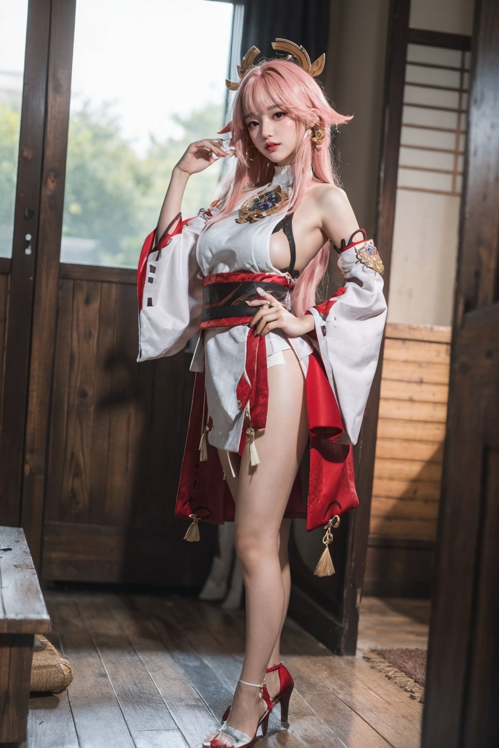 Discover Genshin Impact Yae Miko Nsfw Ai Generated Aicosplay Ai Art