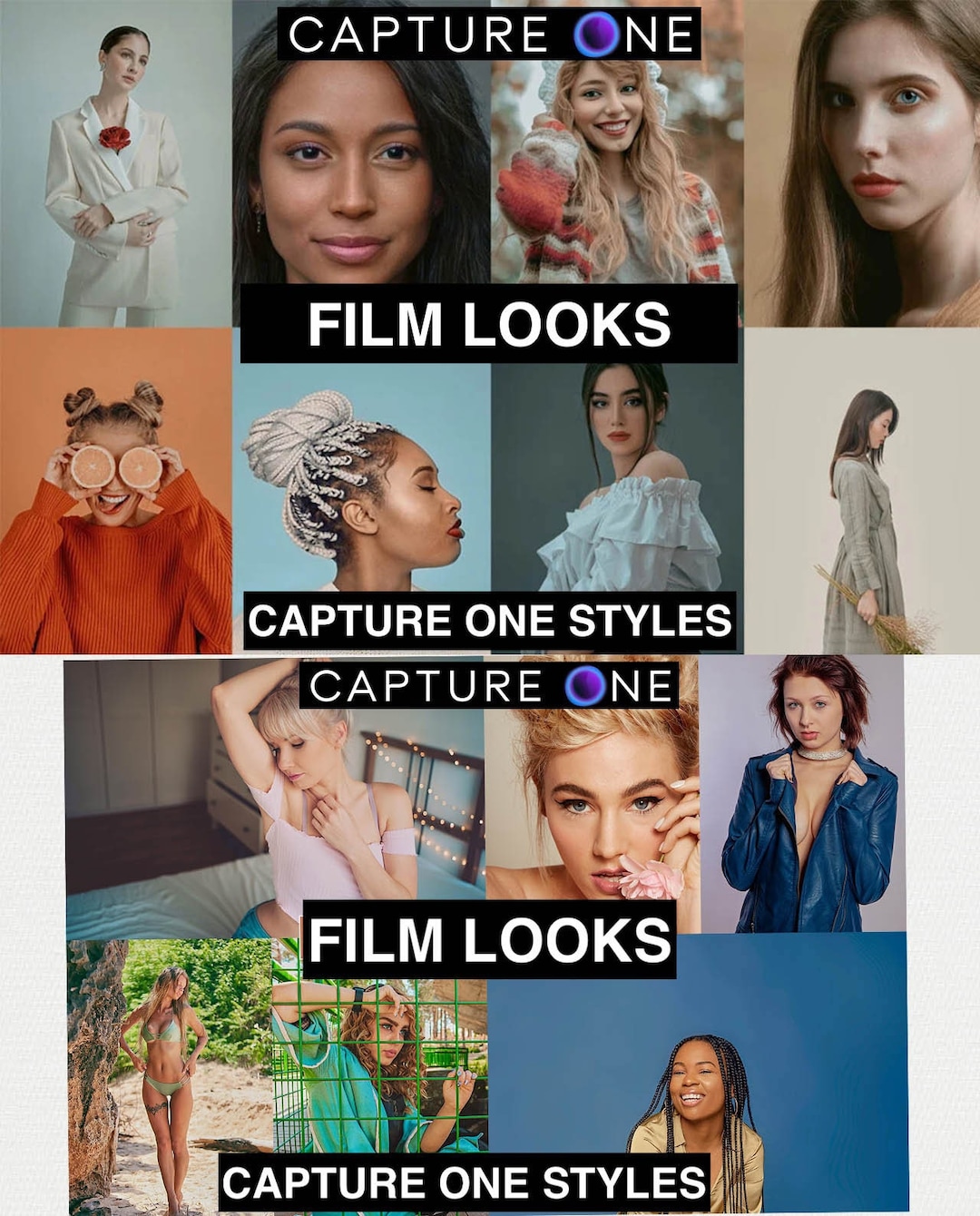 Professional Film Looks Styles for Capture One Preset and LUTS for ...