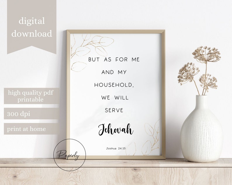JW Poster, NWT Bibleverse,joshua 24:15, Jw Printable, Jw Designs, Jw ...