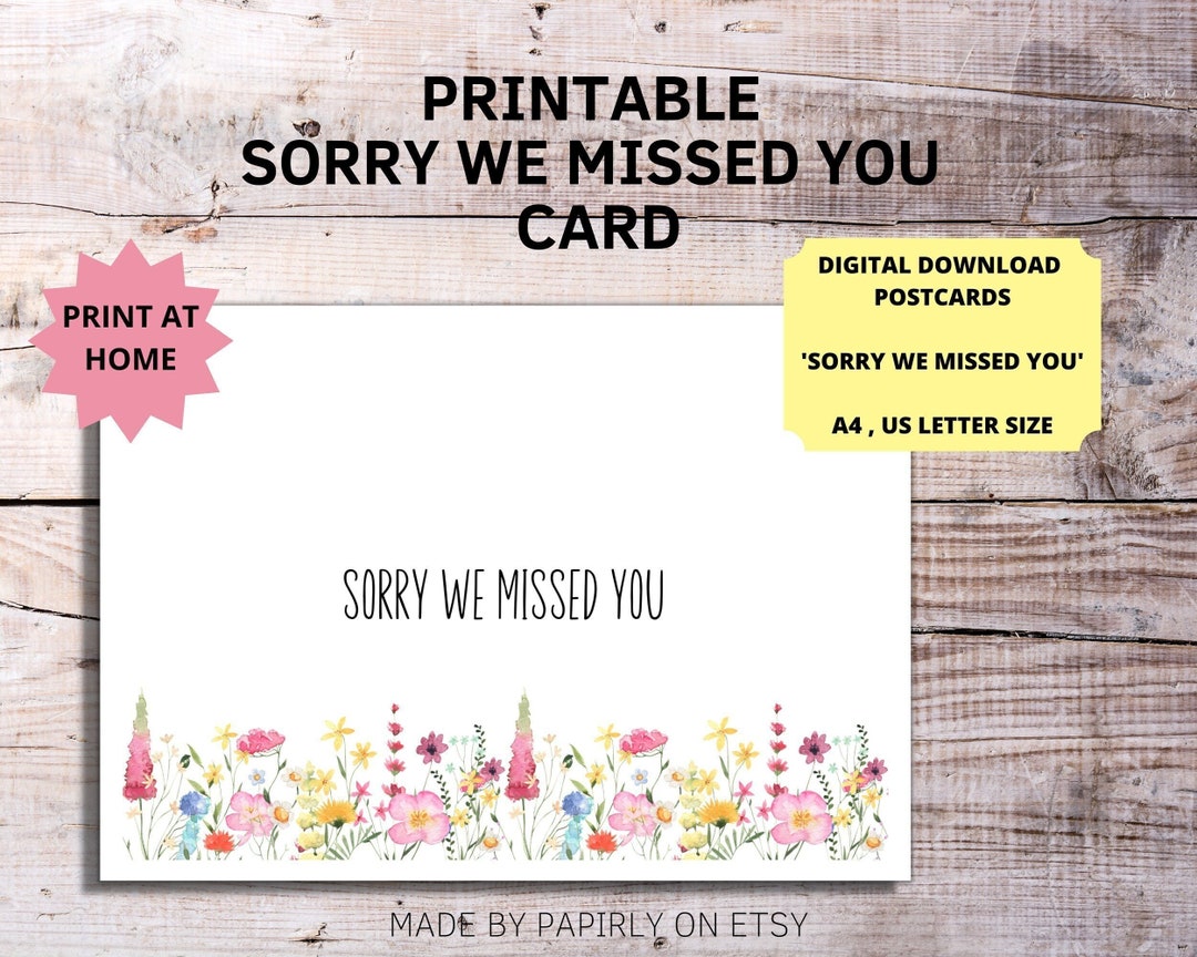 JW Printable Post Cards,letter Writing Digital Download Postcard ...