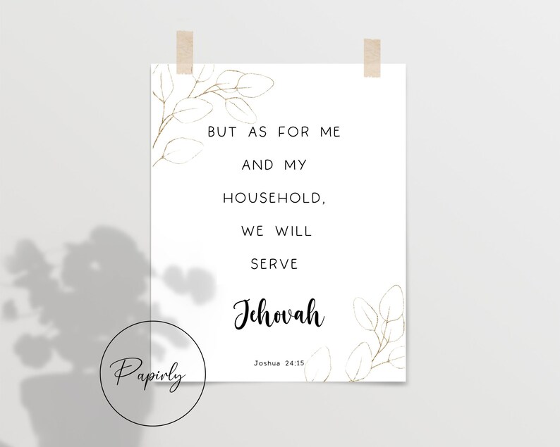 JW Poster, NWT Bibleverse,joshua 24:15, Jw Printable, Jw Designs, Jw ...