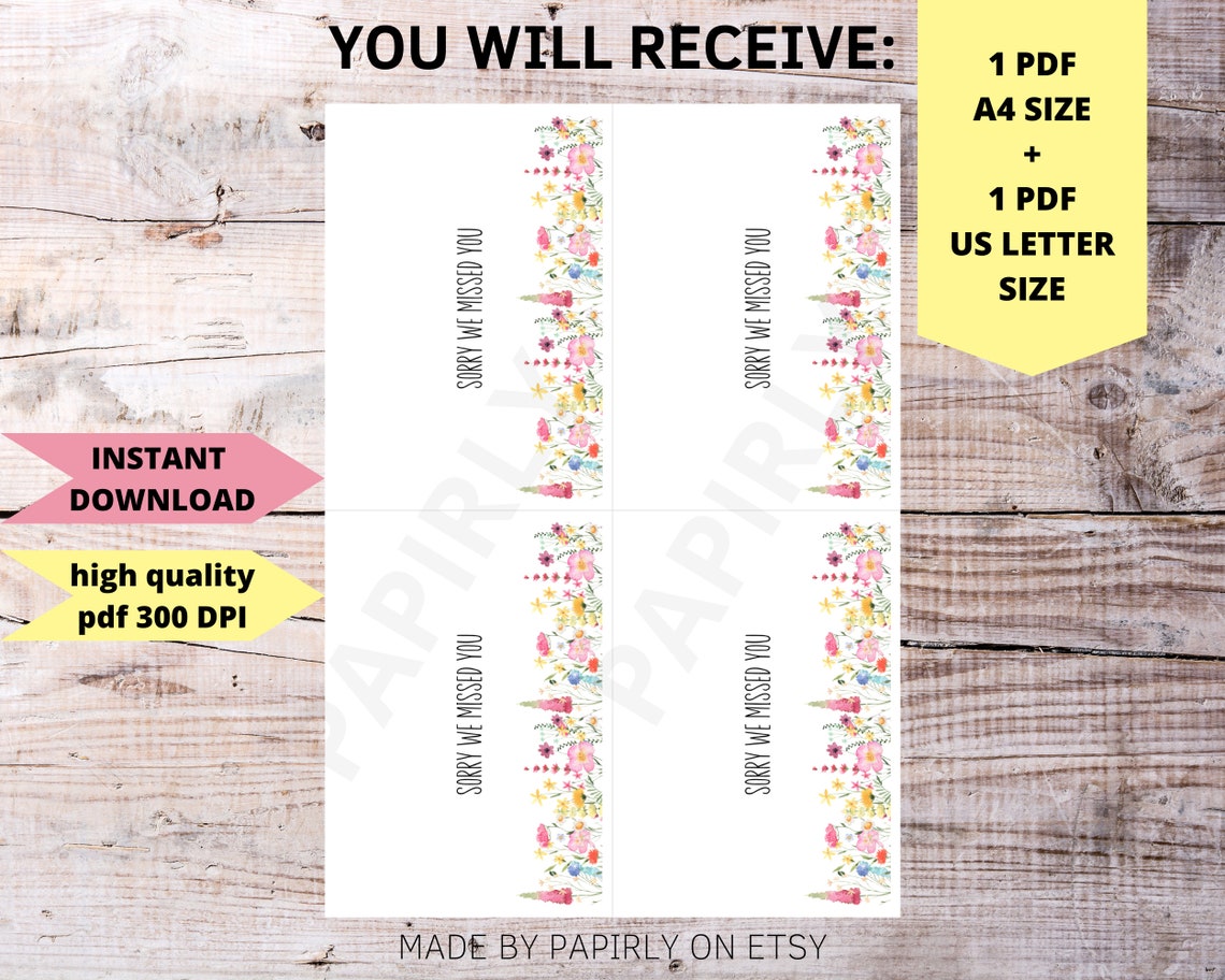 JW Printable Post Cards,letter Writing Digital Download Postcard ...