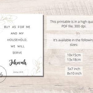 JW Poster, NWT Bibleverse,joshua 24:15, Jw Printable, Jw Designs, Jw ...