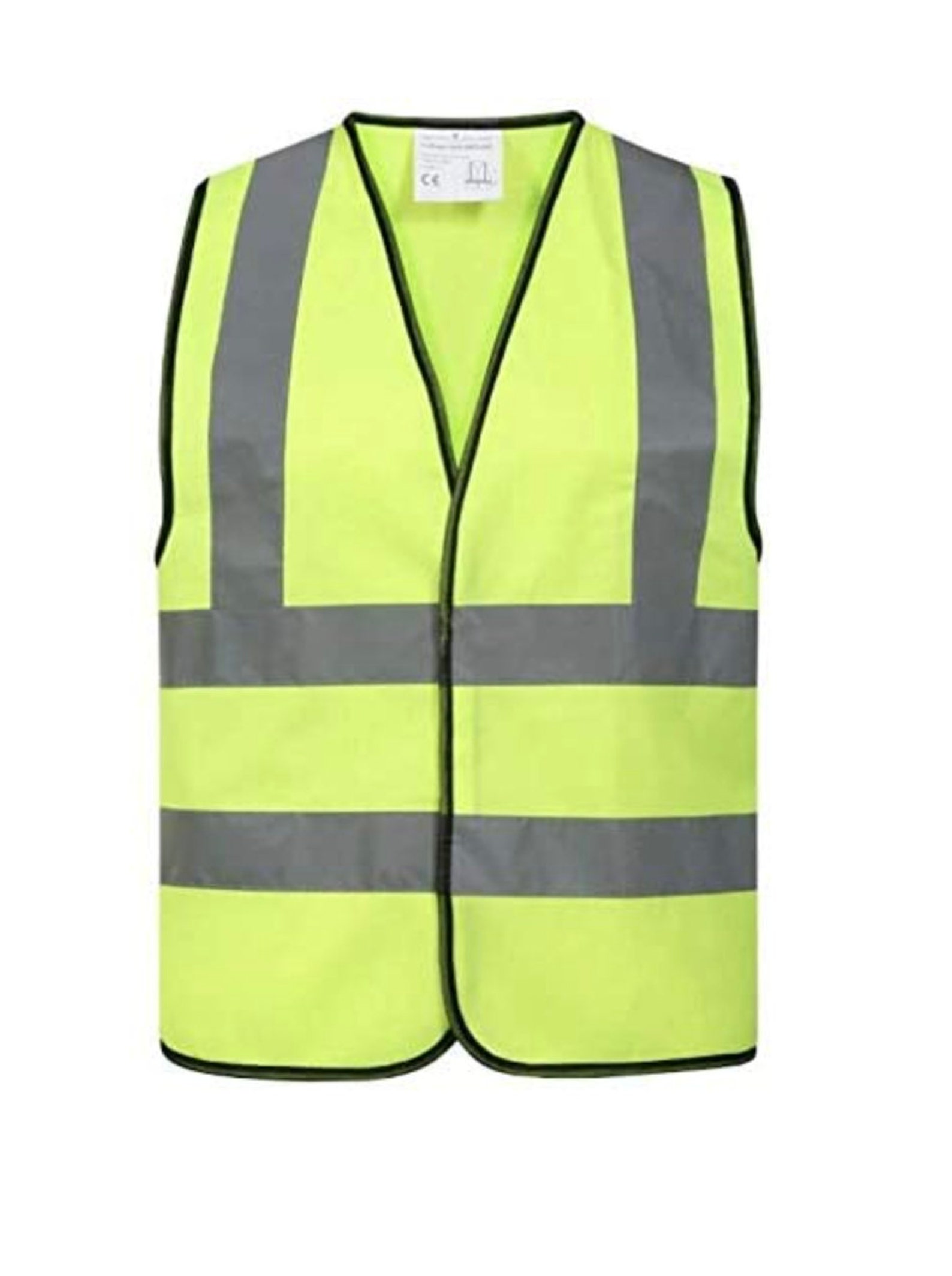 Bright Yellow Orange Work Workers Safety Vest Clothing High - Etsy UK