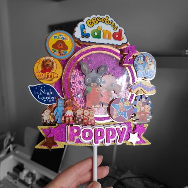 Cbeebies Cake Topper - Etsy UK