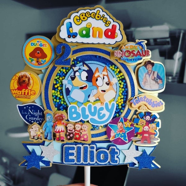 Cbeebies Cake Topper - Etsy UK