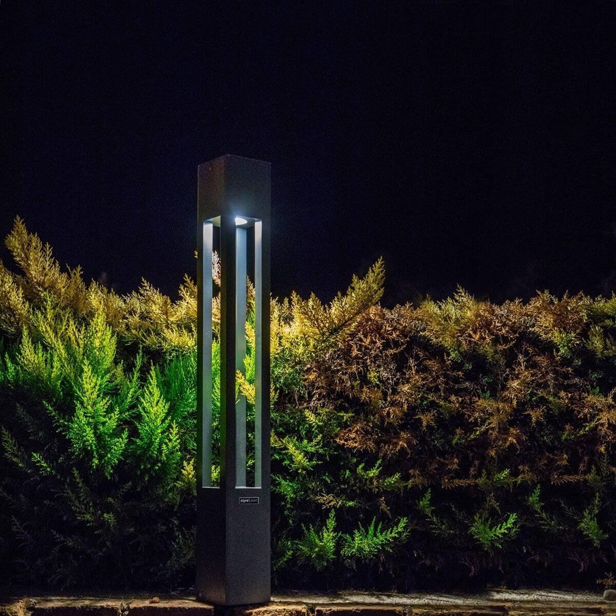 Modern Exterior Bollard Light - 39,5" (100 Cm) Landscape Path Light ...