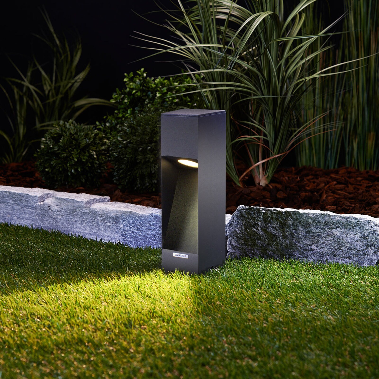 Garden Path Light - Aluminum Column Lamp - LED Pillar Light Fixture ...