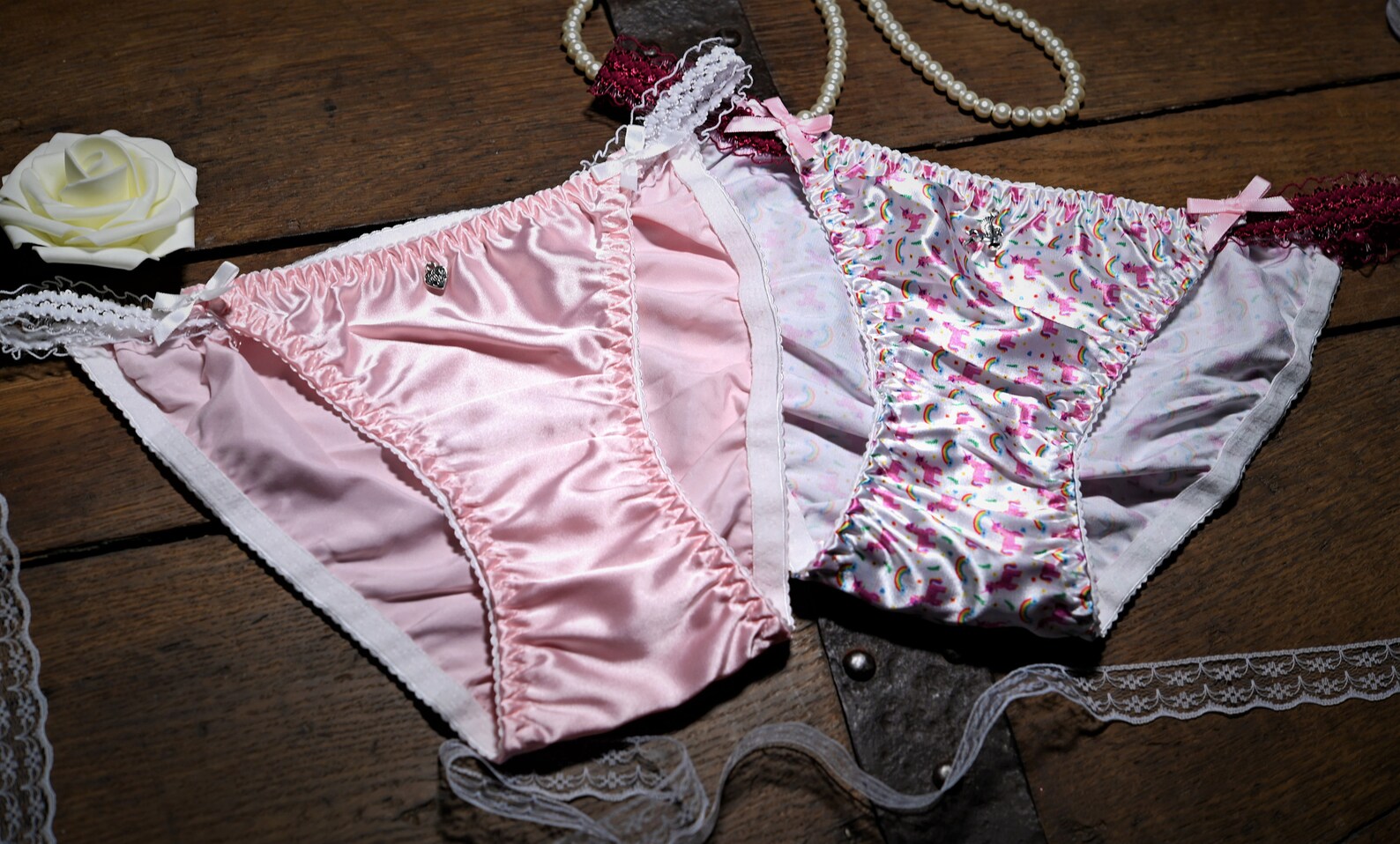 Smooth Sexy Satin Panties Set Of 2 Etsy