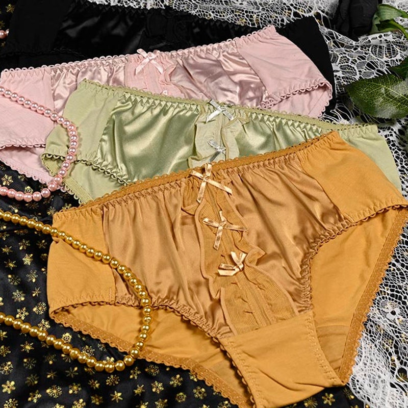 Satin Lingerie Set - Etsy